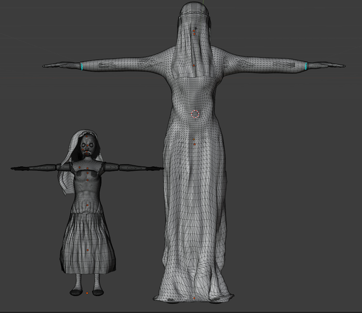 3d Donna Beneviento And Angie Resident Evil Village Model Turbosquid
