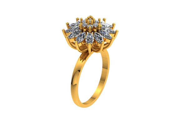 Diamond jewelry rings 3D model - TurboSquid 2021958