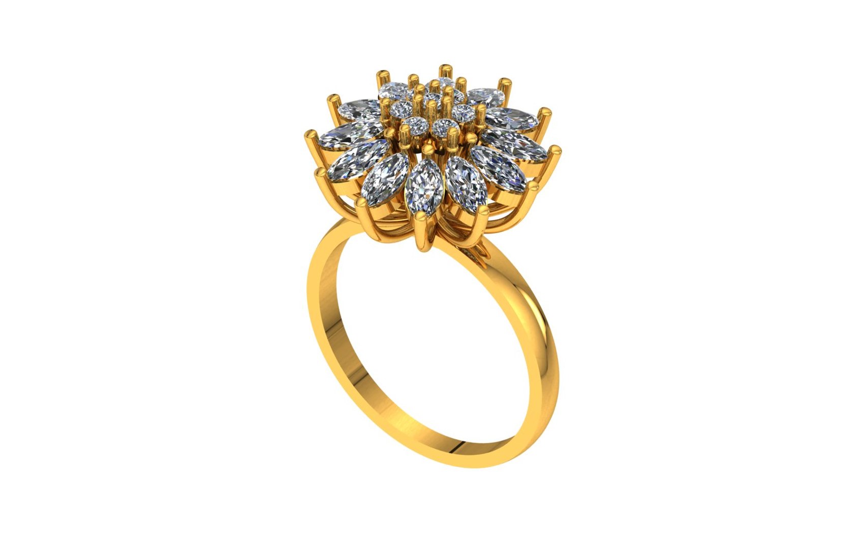 Diamond jewelry rings 3D model - TurboSquid 2021958