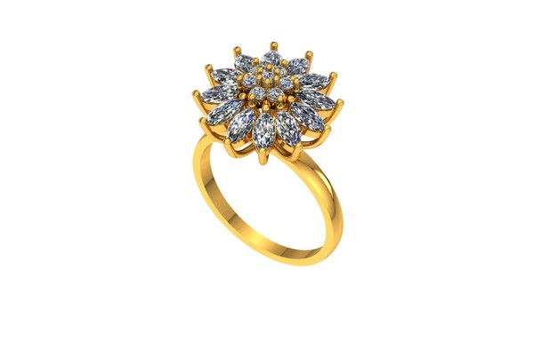 Diamond jewelry rings 3D model - TurboSquid 2021958
