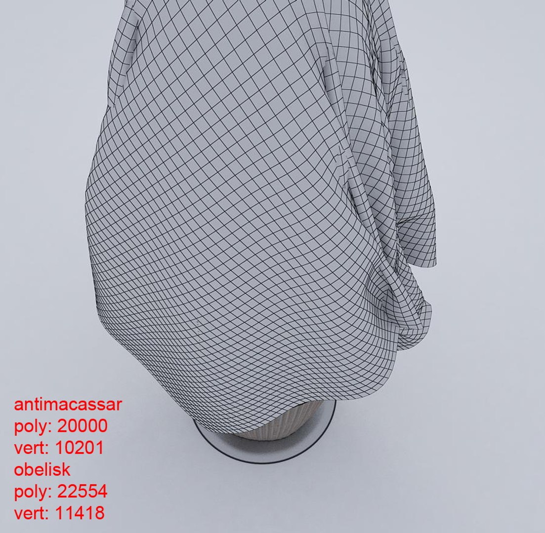 rattan dedon obelisk antimacassar