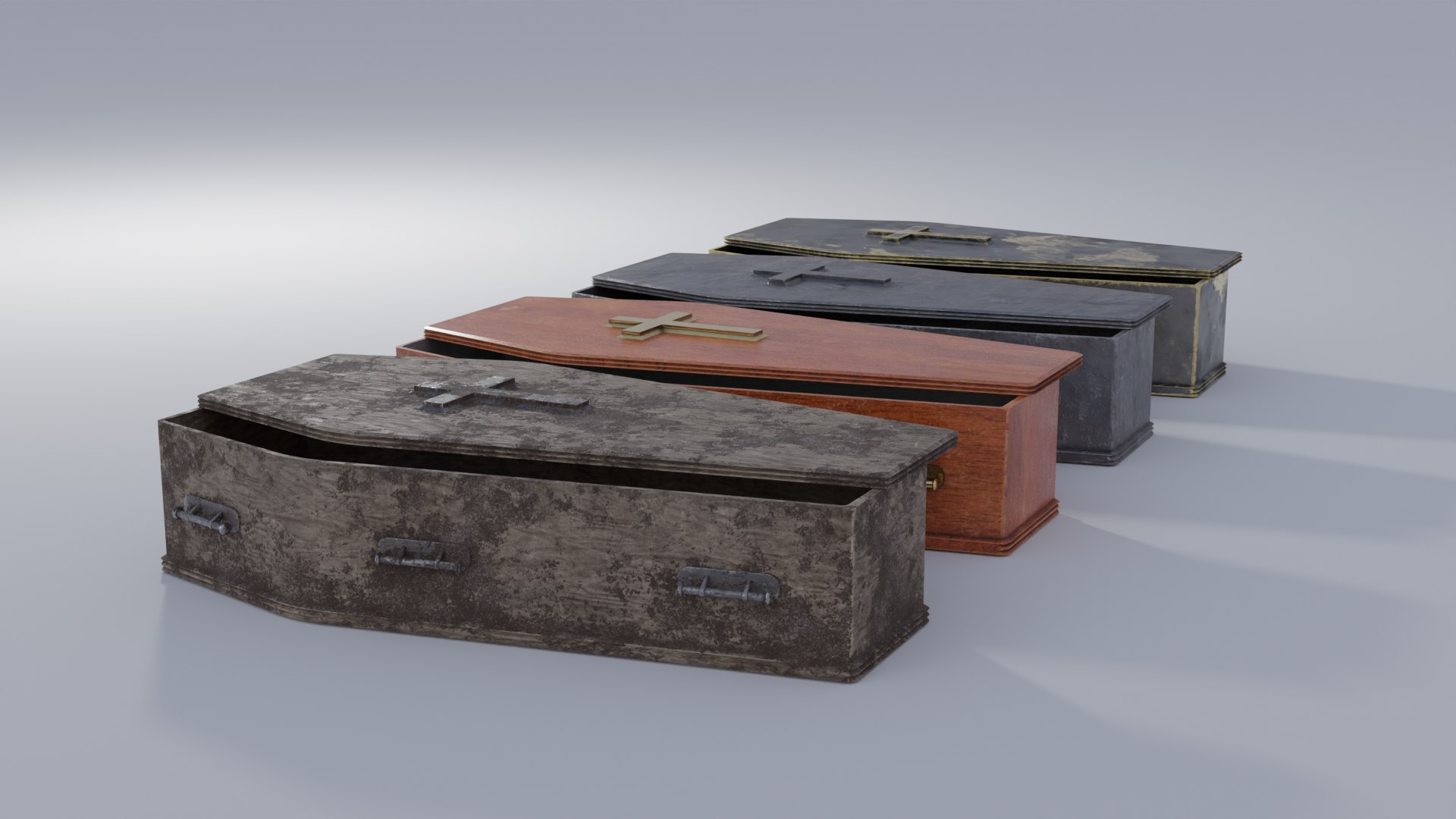 3D Model Ultimate Coffin Pack With 4K Textures Low-poly - TurboSquid ...