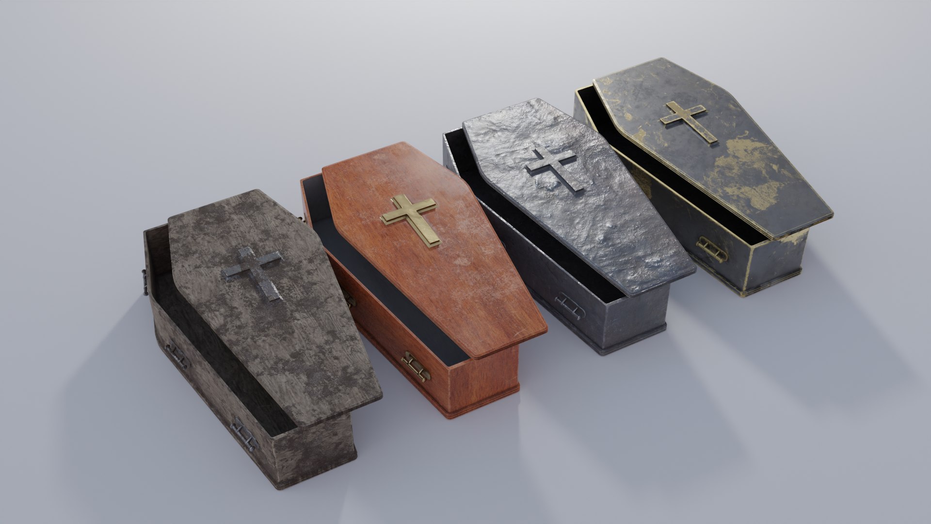 3D Model Ultimate Coffin Pack With 4K Textures Low-poly - TurboSquid ...