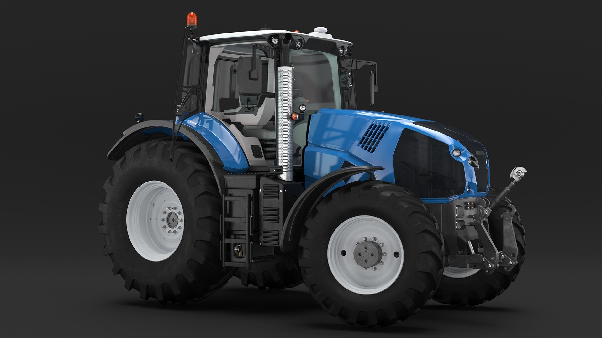 3D New Tractor Generic Rigged For Maya - TurboSquid 2065530