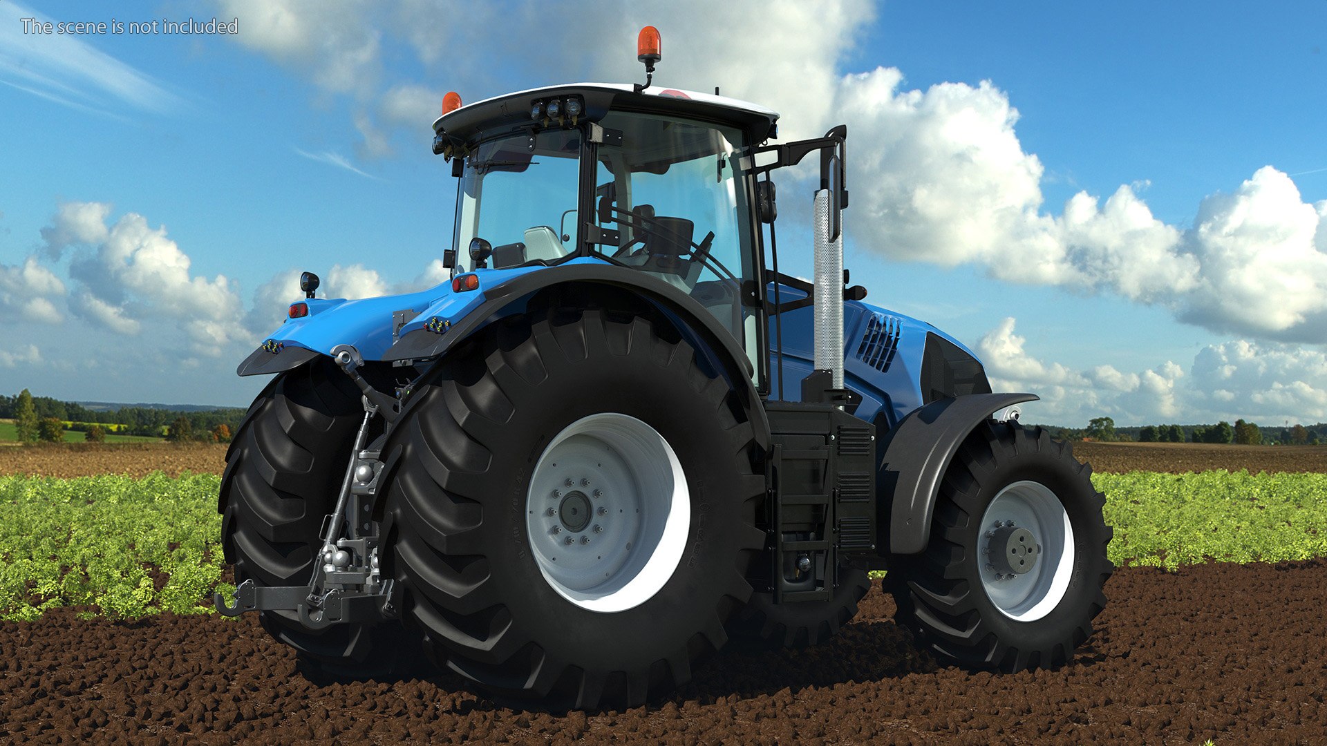 3D New Tractor Generic Rigged For Maya - TurboSquid 2065530