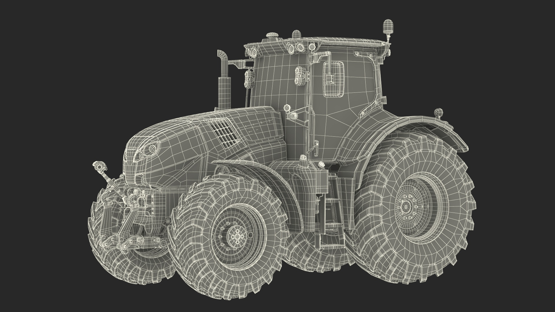 3D New Tractor Generic Rigged For Maya - TurboSquid 2065530
