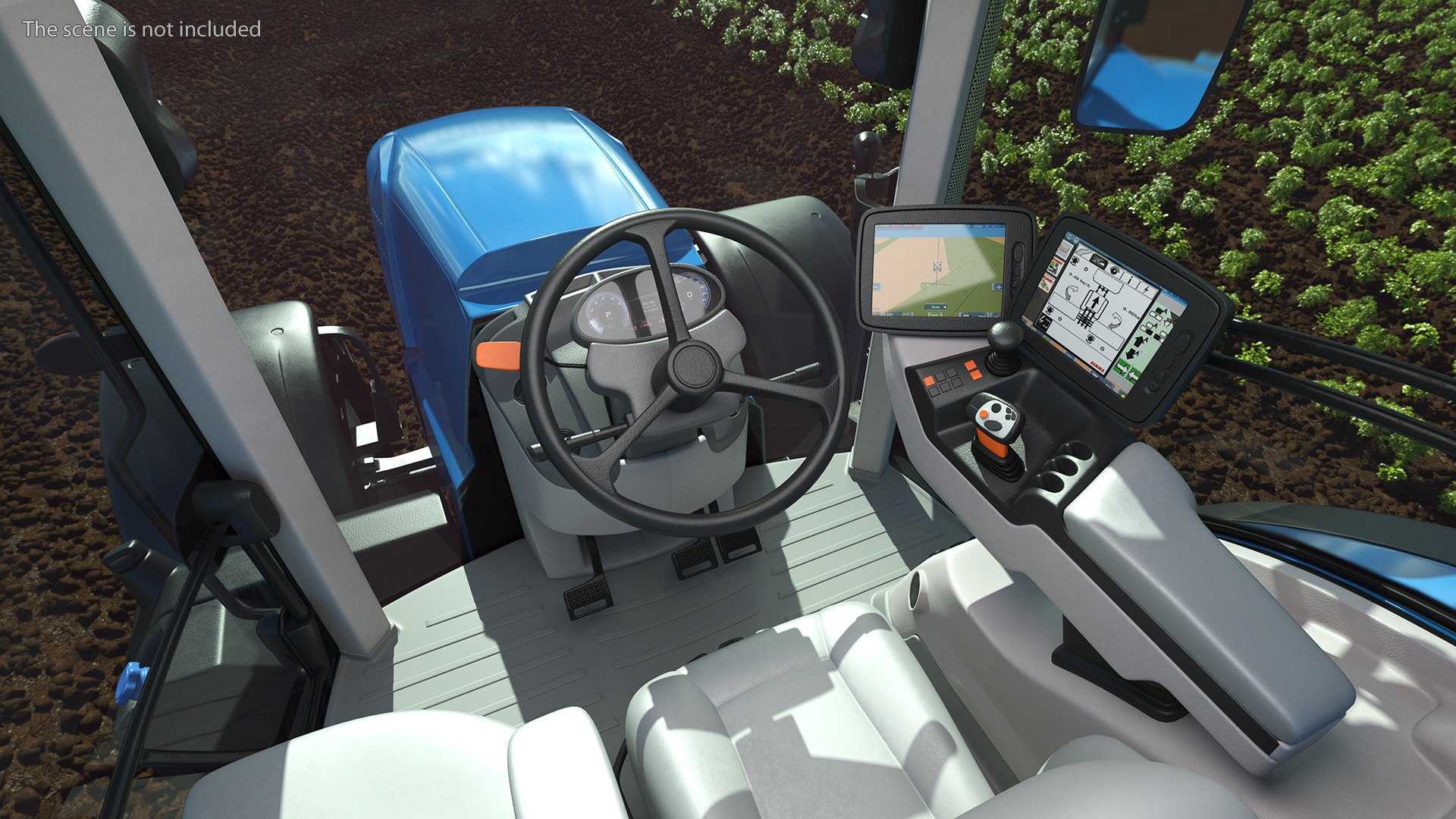 3D New Tractor Generic Rigged For Maya - TurboSquid 2065530