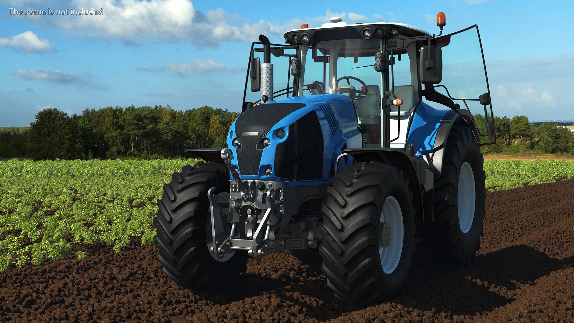 3D New Tractor Generic Rigged For Maya - TurboSquid 2065530