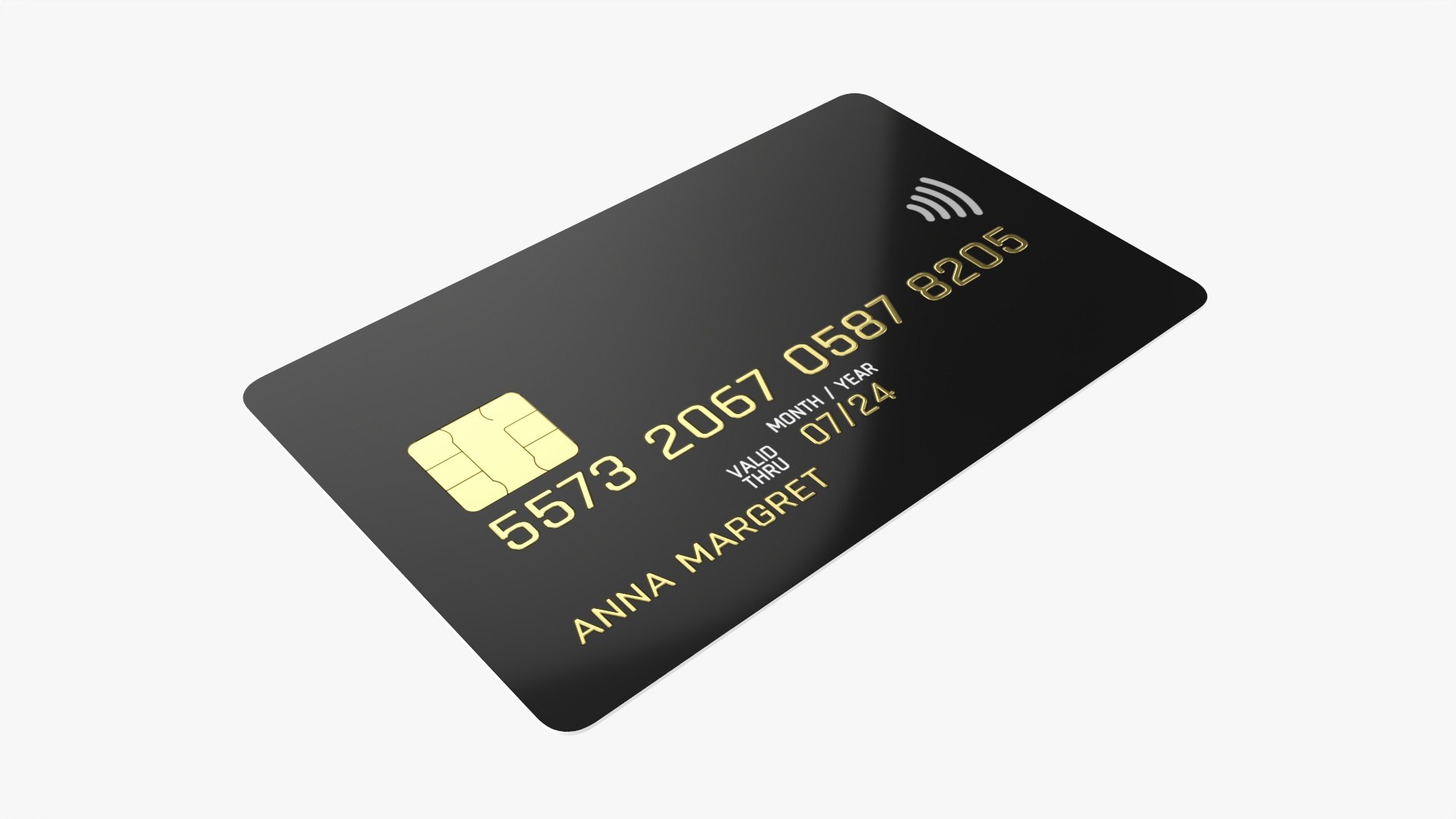 Credit Debit Card 02 3D Model - TurboSquid 1715902