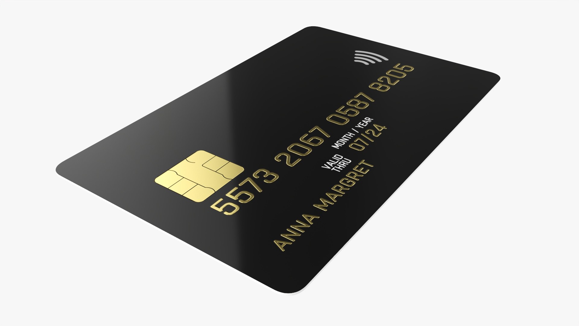Credit Debit Card 02 3D Model - TurboSquid 1715902