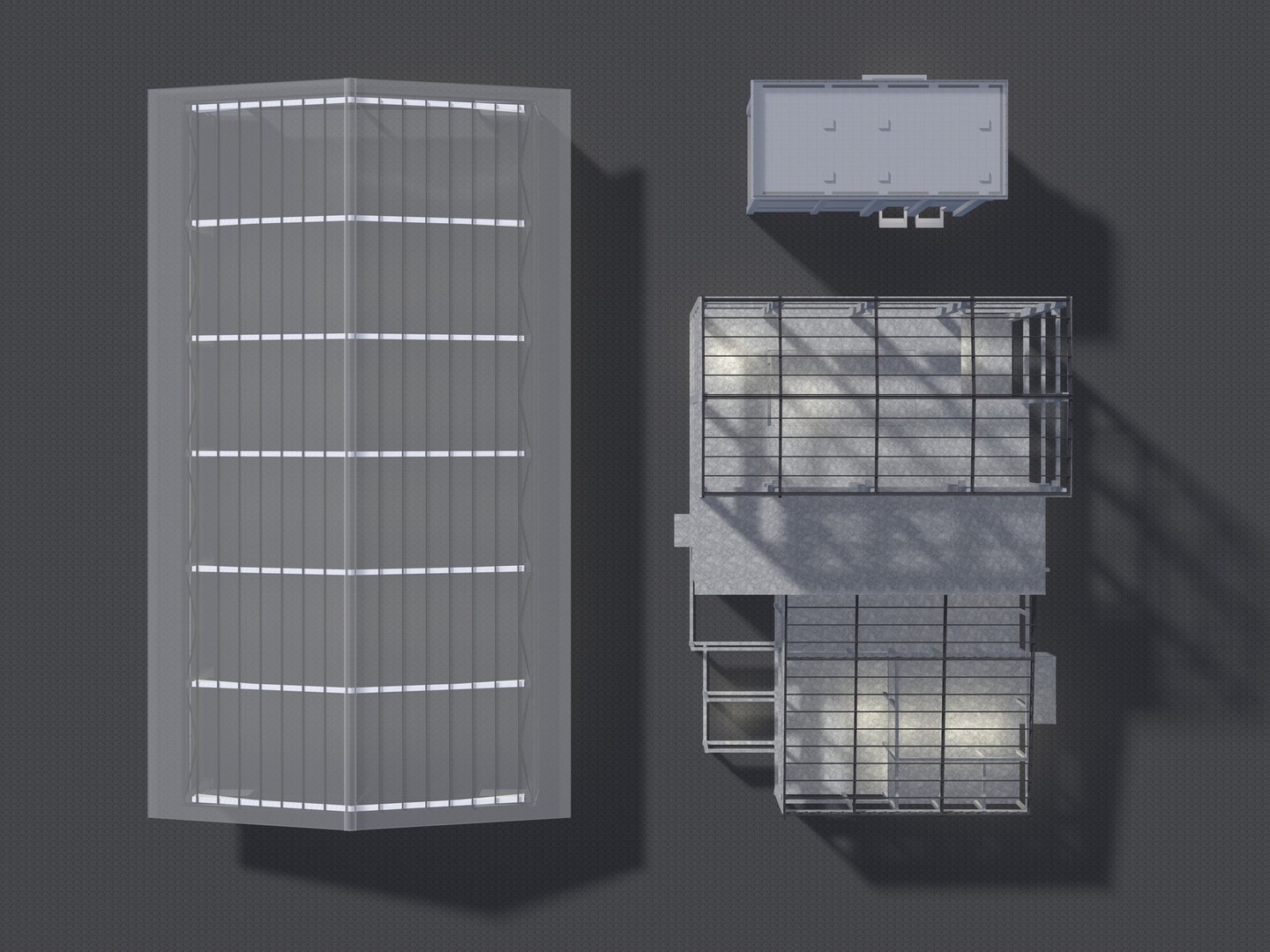 3D Model Industrial Building Layout 25-44 - TurboSquid 2454938
