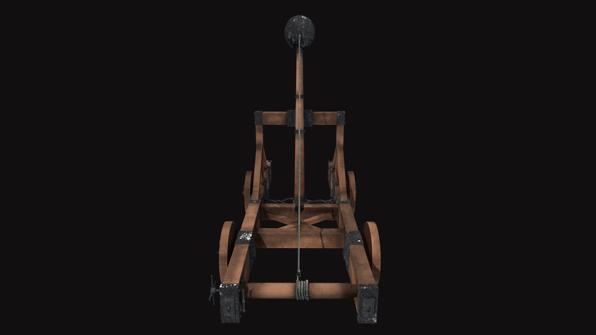 Medieval Catapult 01 3D Model - TurboSquid 2318428