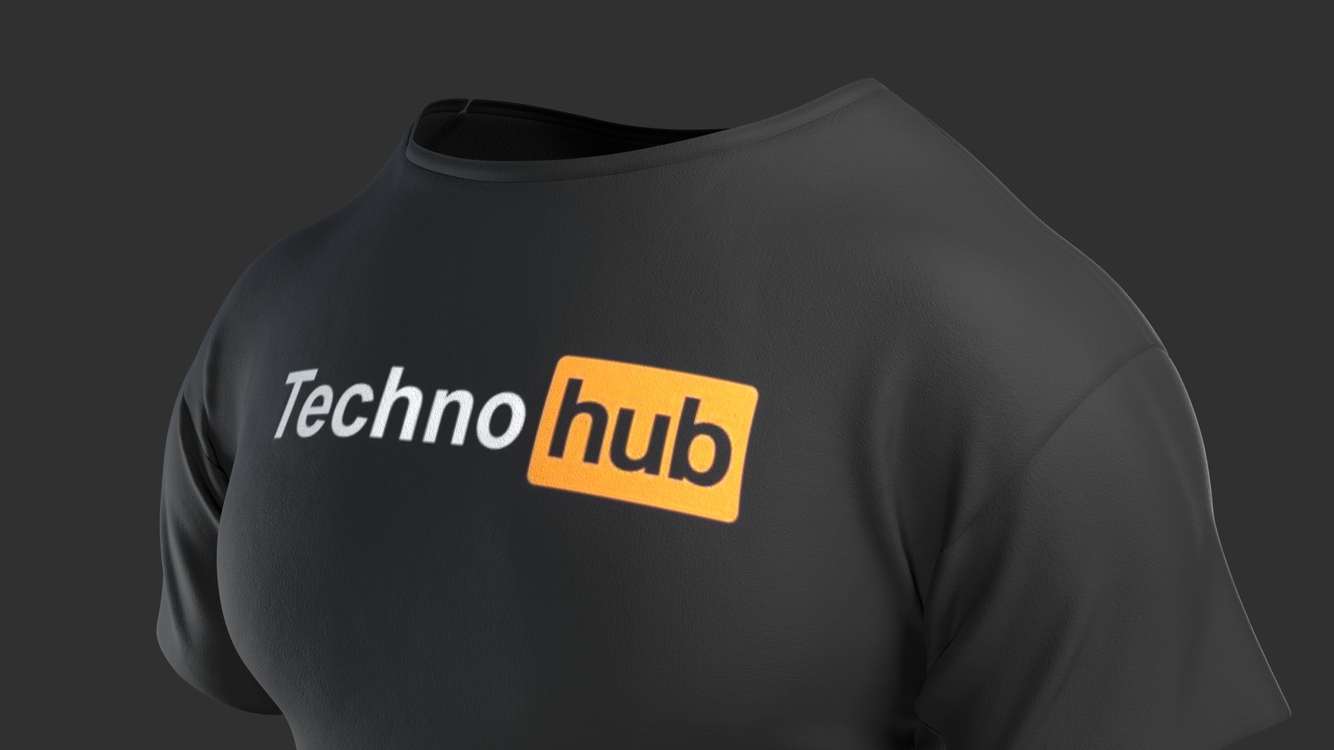 T-shirt Techno Hub 3D Model - TurboSquid 2081719