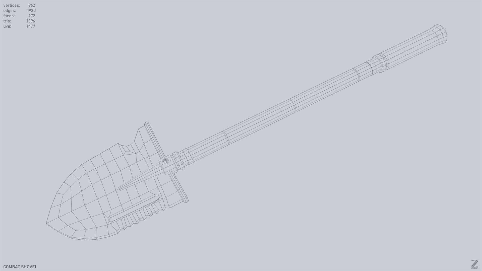 3D Model Combat Shovel Collection - TurboSquid 2381669