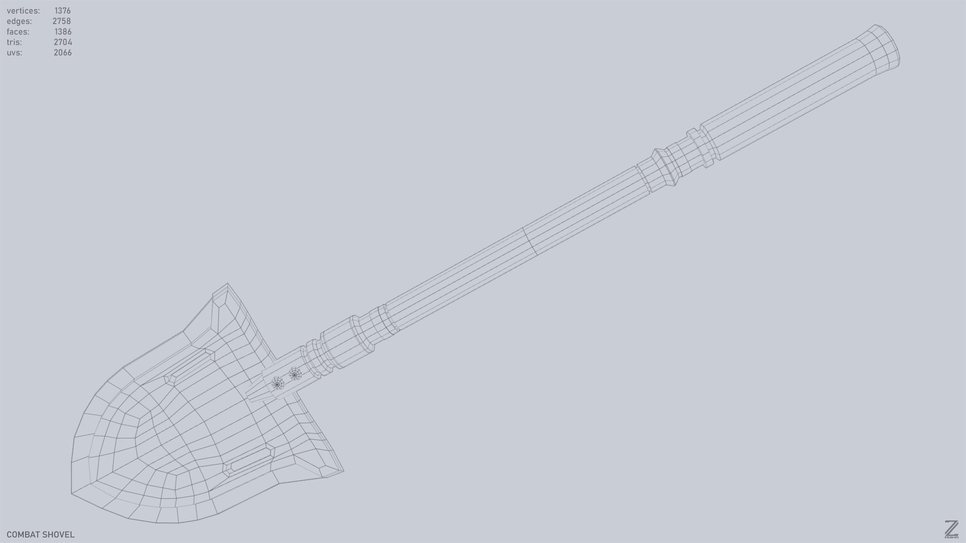 3D Model Combat Shovel Collection - TurboSquid 2381669