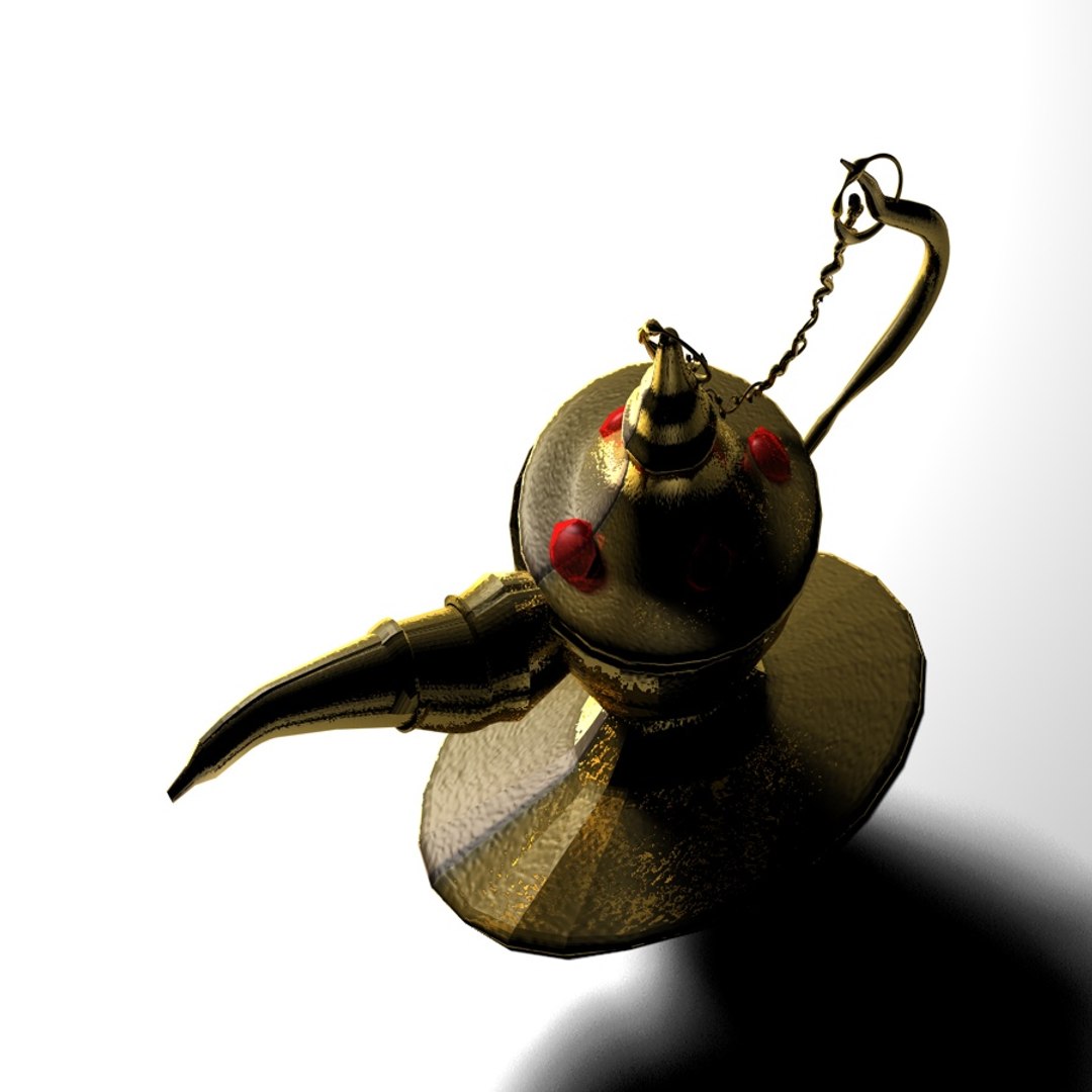Genie Lamp 3d 3ds