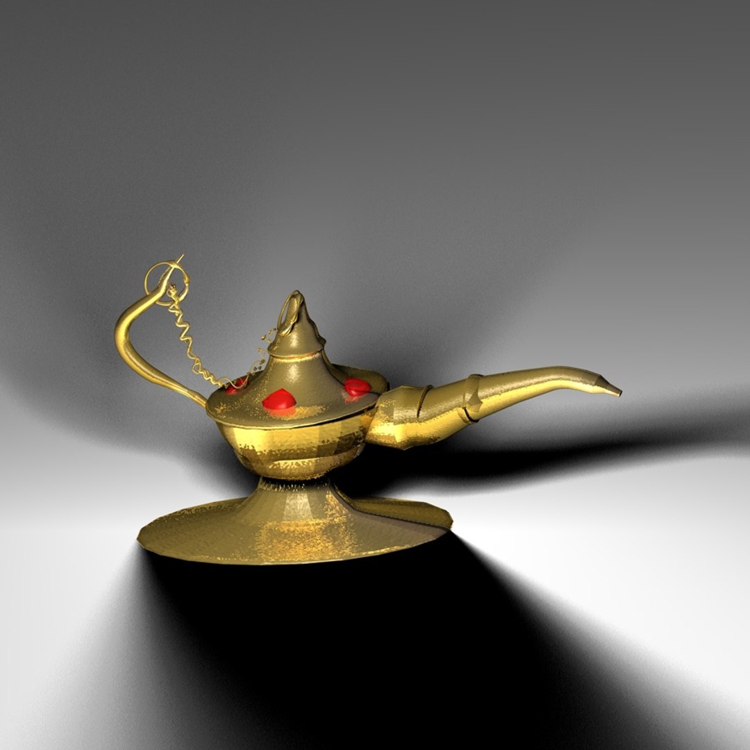 Genie Lamp 3d 3ds
