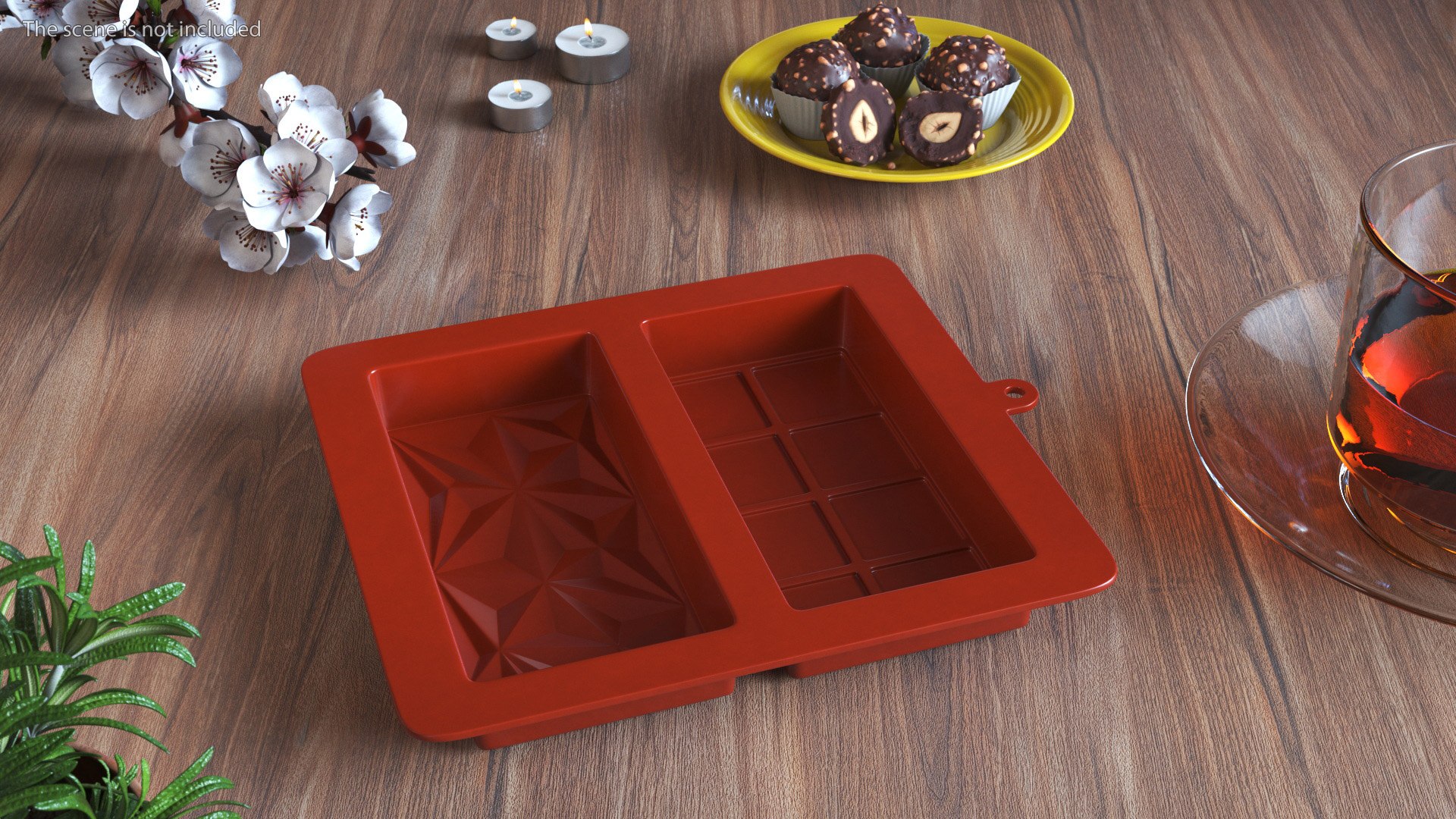3D Chocolate Bar Mold - TurboSquid 2343265