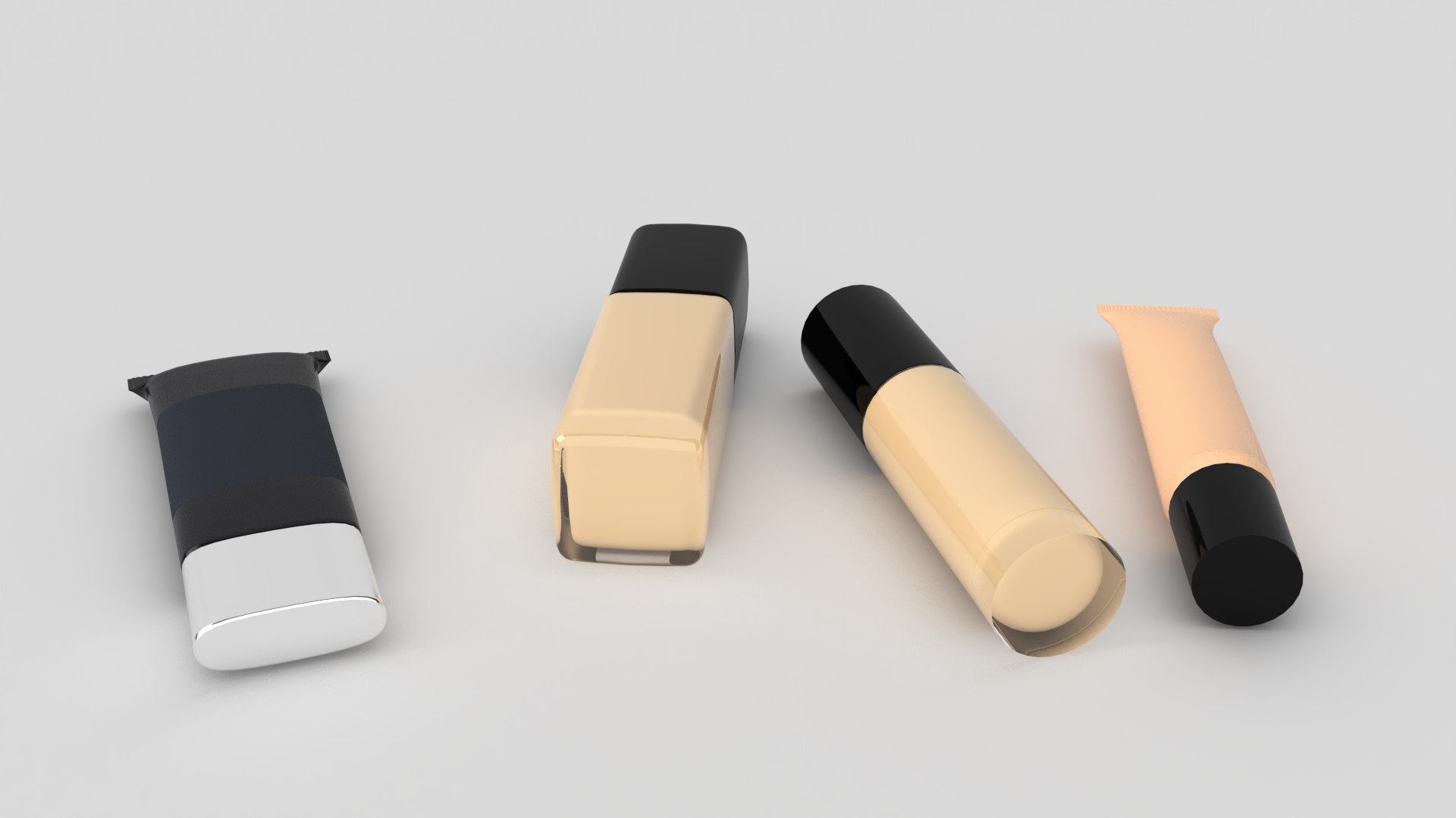 3D Makeup Foundation Products Model - TurboSquid 2036008
