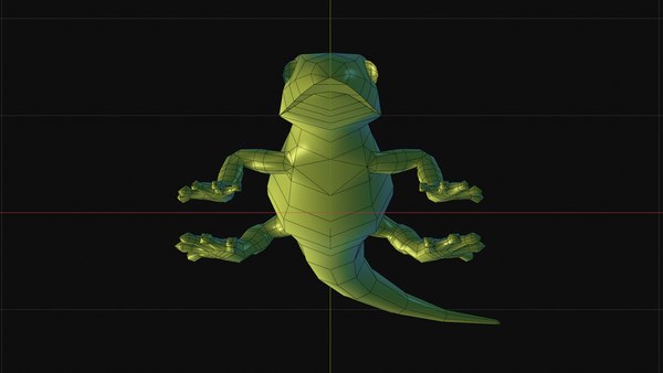 Gecko Low Poly Base Mesh model - TurboSquid 1823514