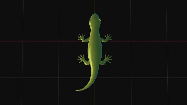 Gecko Low Poly Base Mesh model - TurboSquid 1823514
