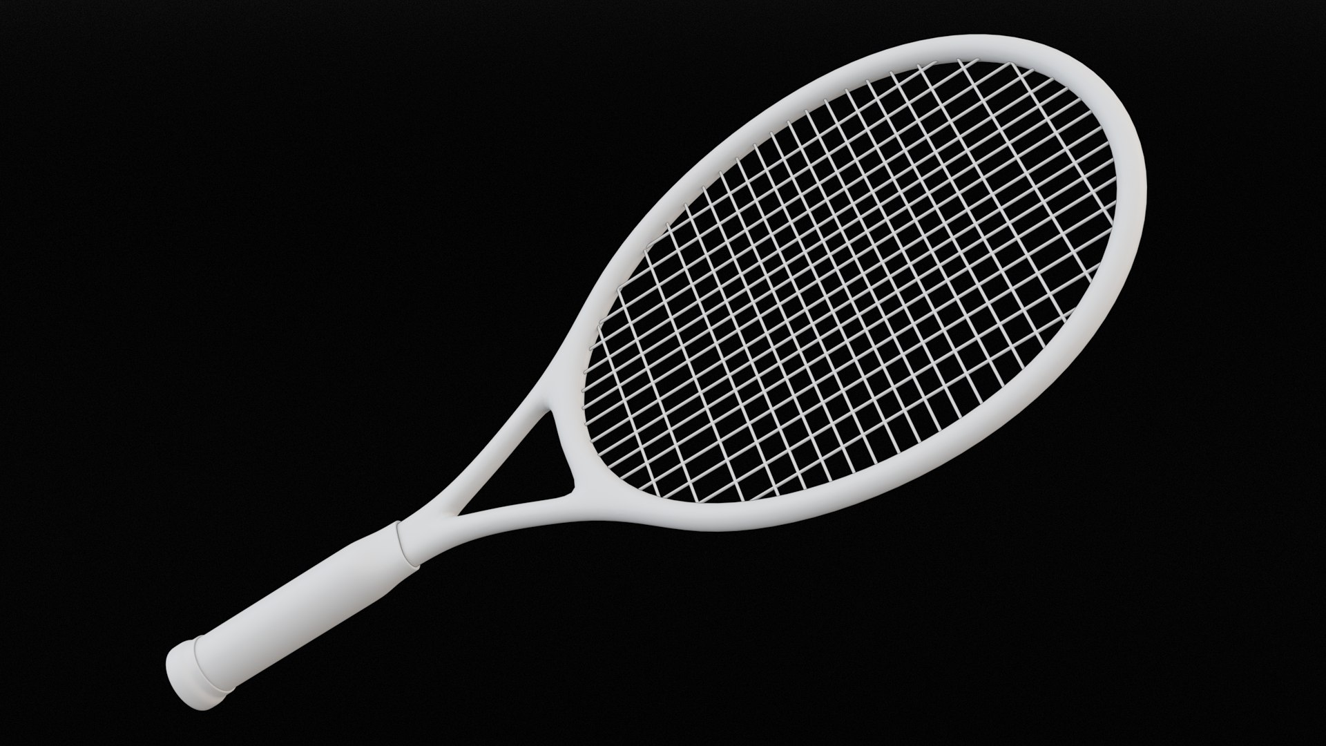 Cartoon Tennis Racket 3D Model - TurboSquid 2268019