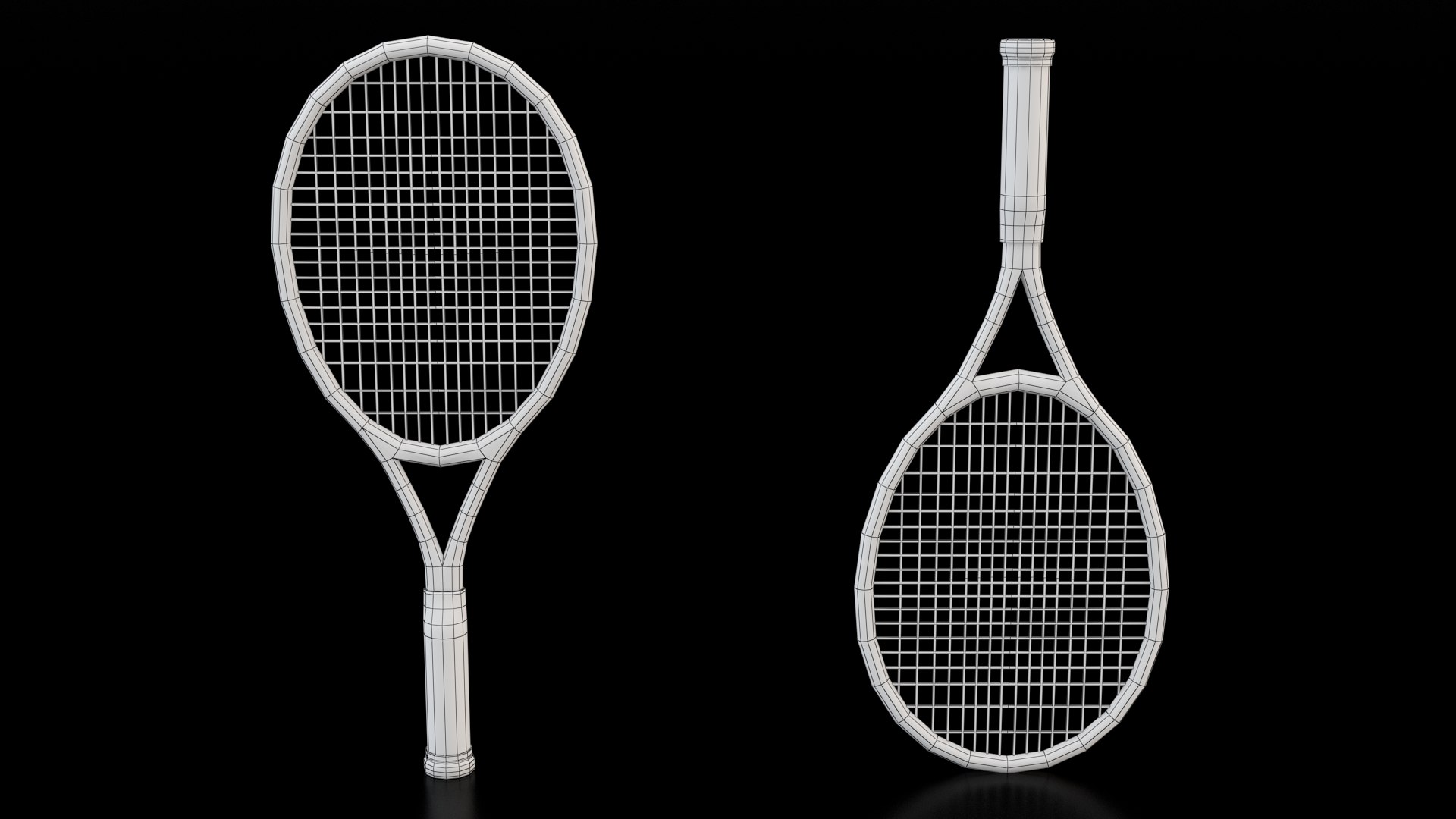 Cartoon Tennis Racket 3D Model - TurboSquid 2268019