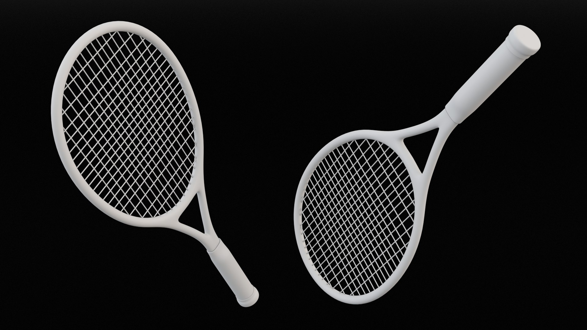 Cartoon Tennis Racket 3D Model - TurboSquid 2268019
