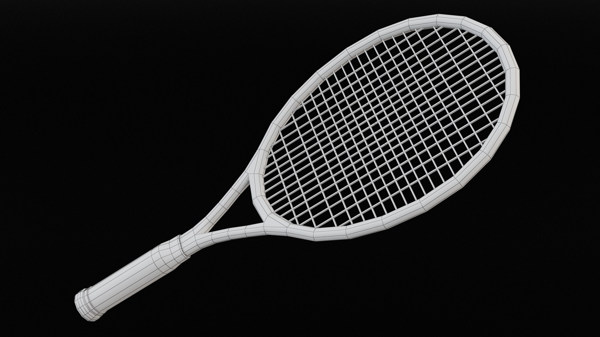 Cartoon Tennis Racket 3D Model - TurboSquid 2268019