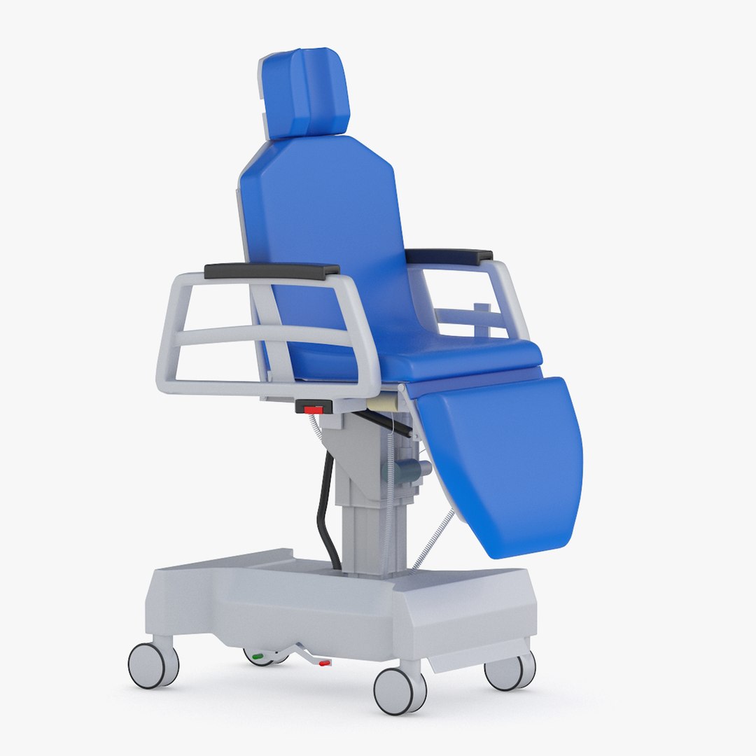 3D model Medical Surgical Stretcher Chair PBR Realistic - TurboSquid ...