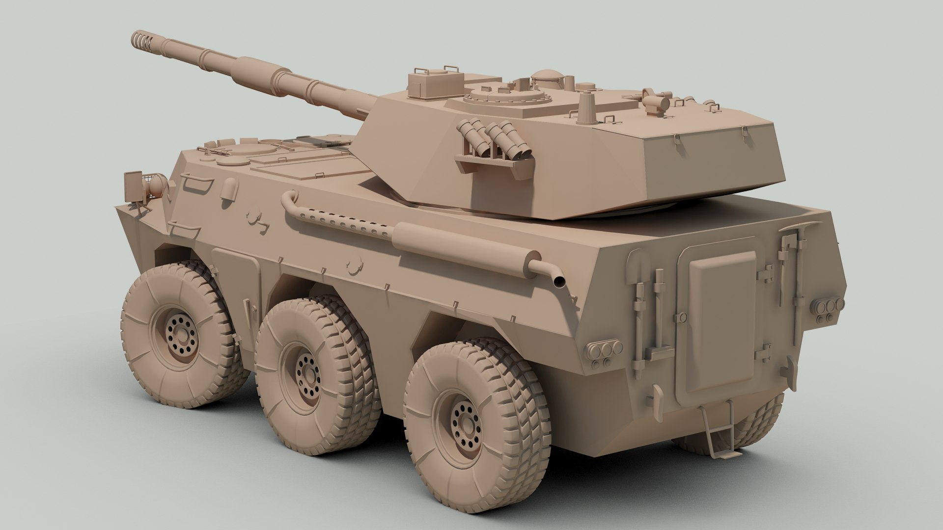 Chinese Ptl02 Tank Destroyer 3d Max