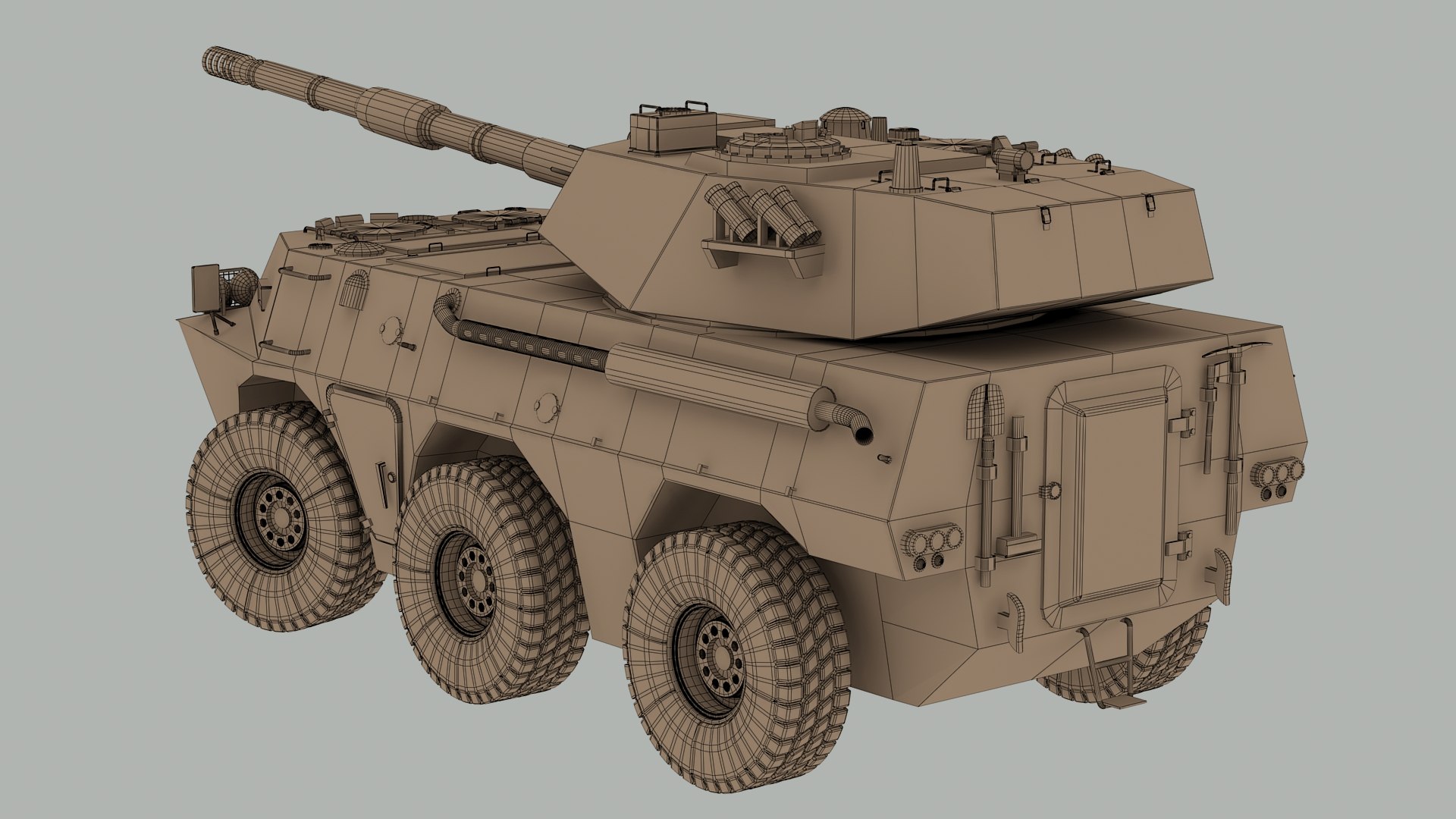 Chinese Ptl02 Tank Destroyer 3d Max