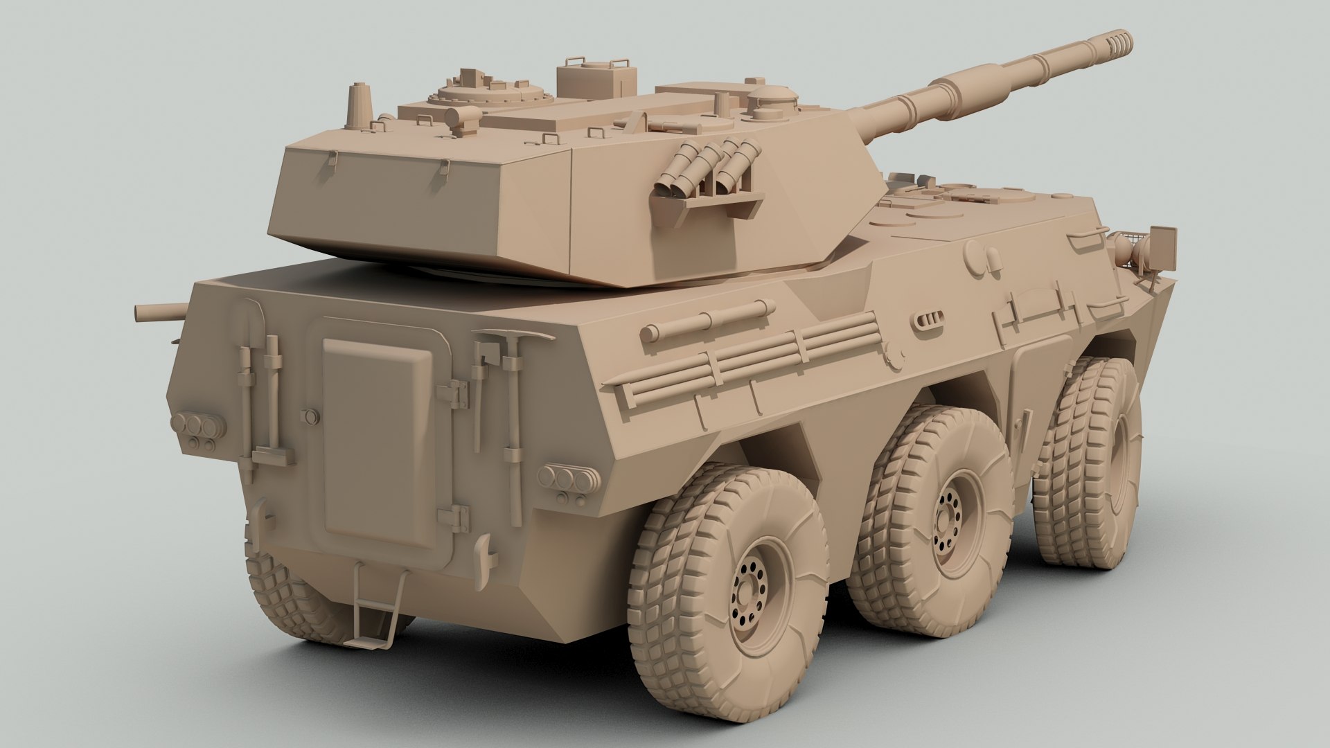 Chinese Ptl02 Tank Destroyer 3d Max