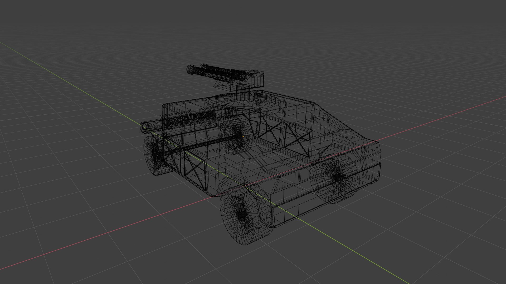 3D Humvee Lowpoly Model - TurboSquid 1883450