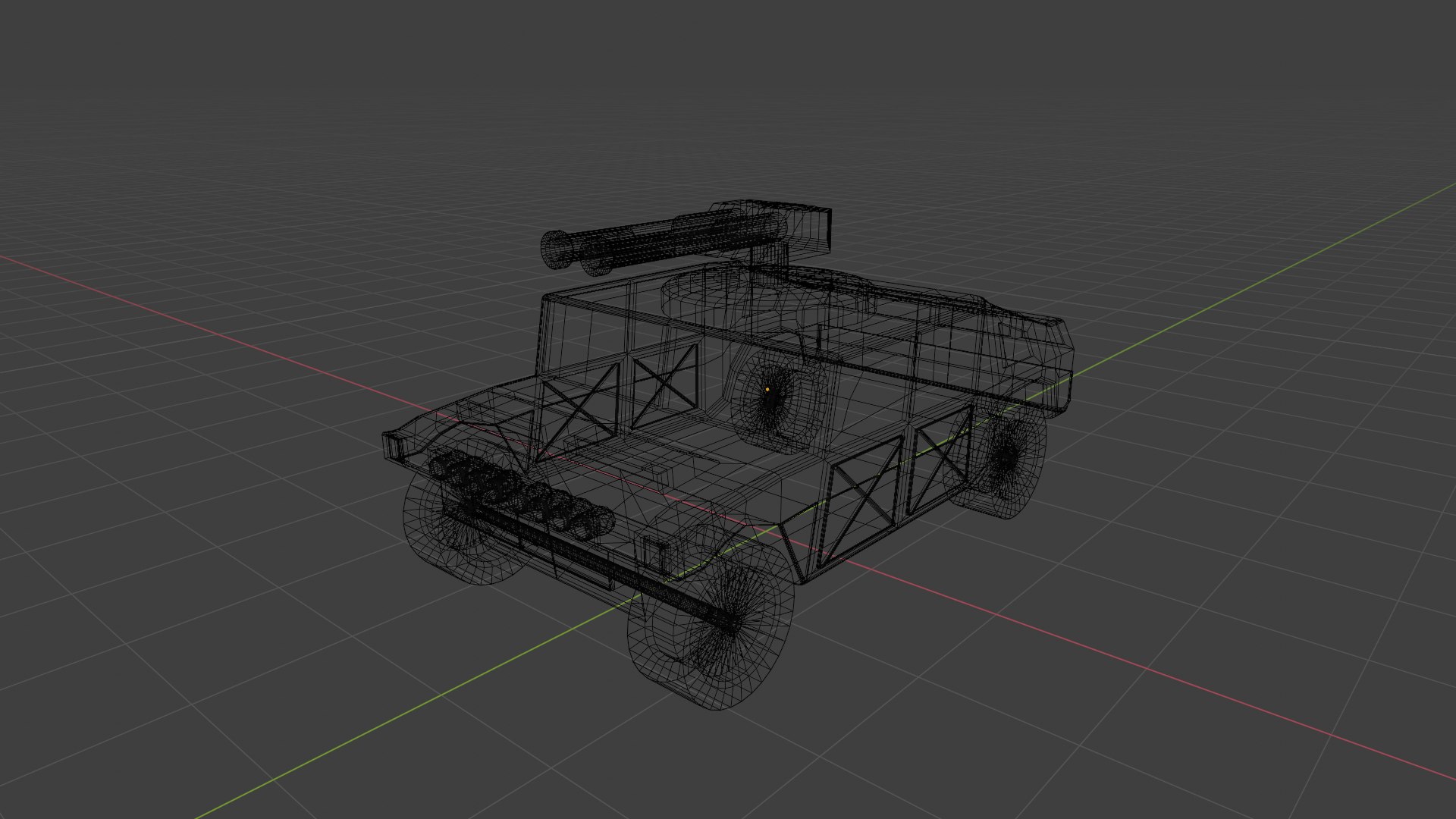 3D Humvee Lowpoly Model - TurboSquid 1883450