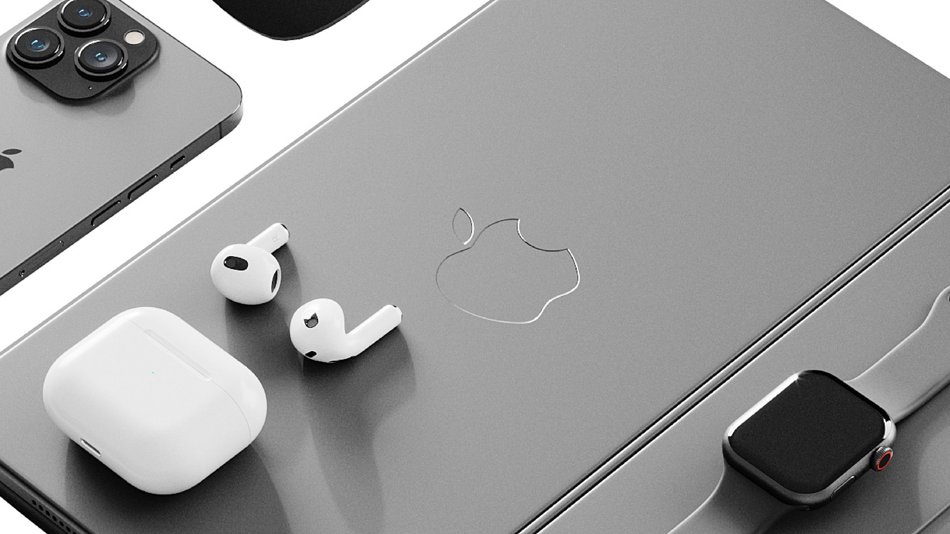 Apple Set 3D - TurboSquid 2270973