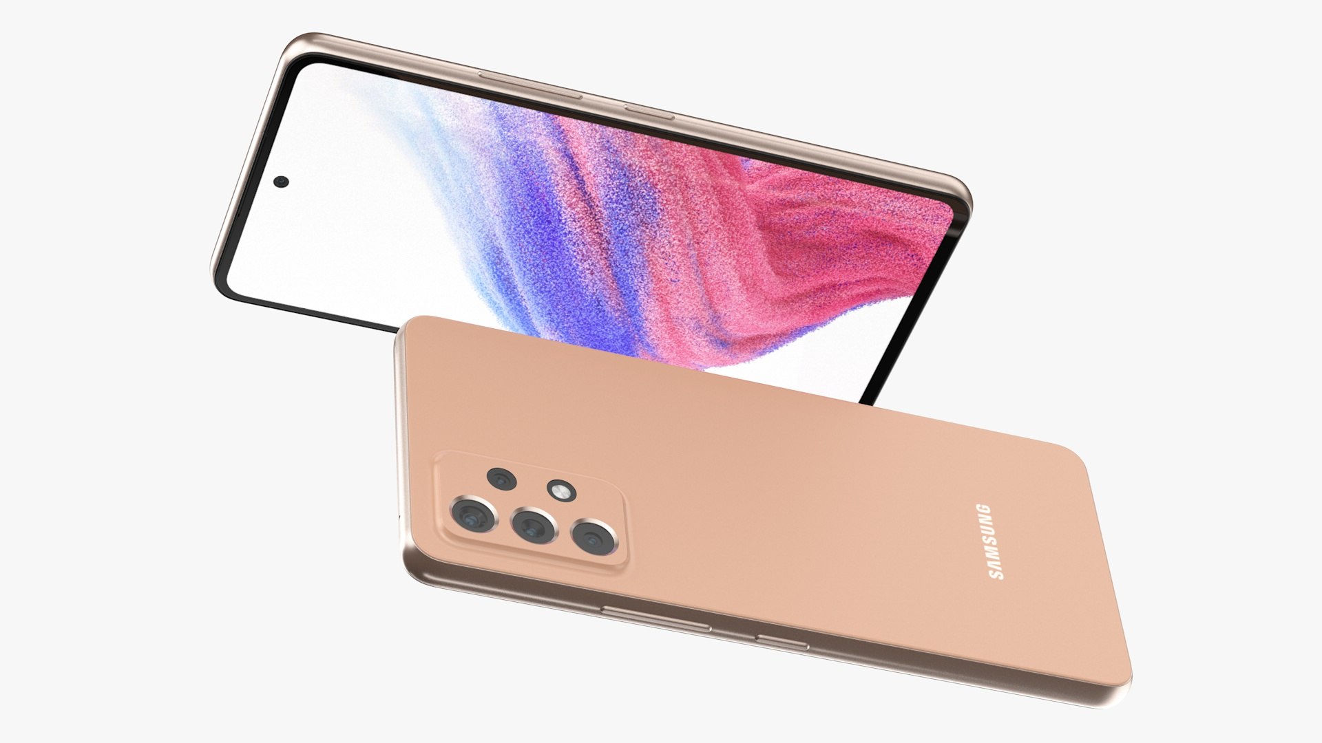 Samsung Galaxy A53 Orange 3D Model - TurboSquid 1871349