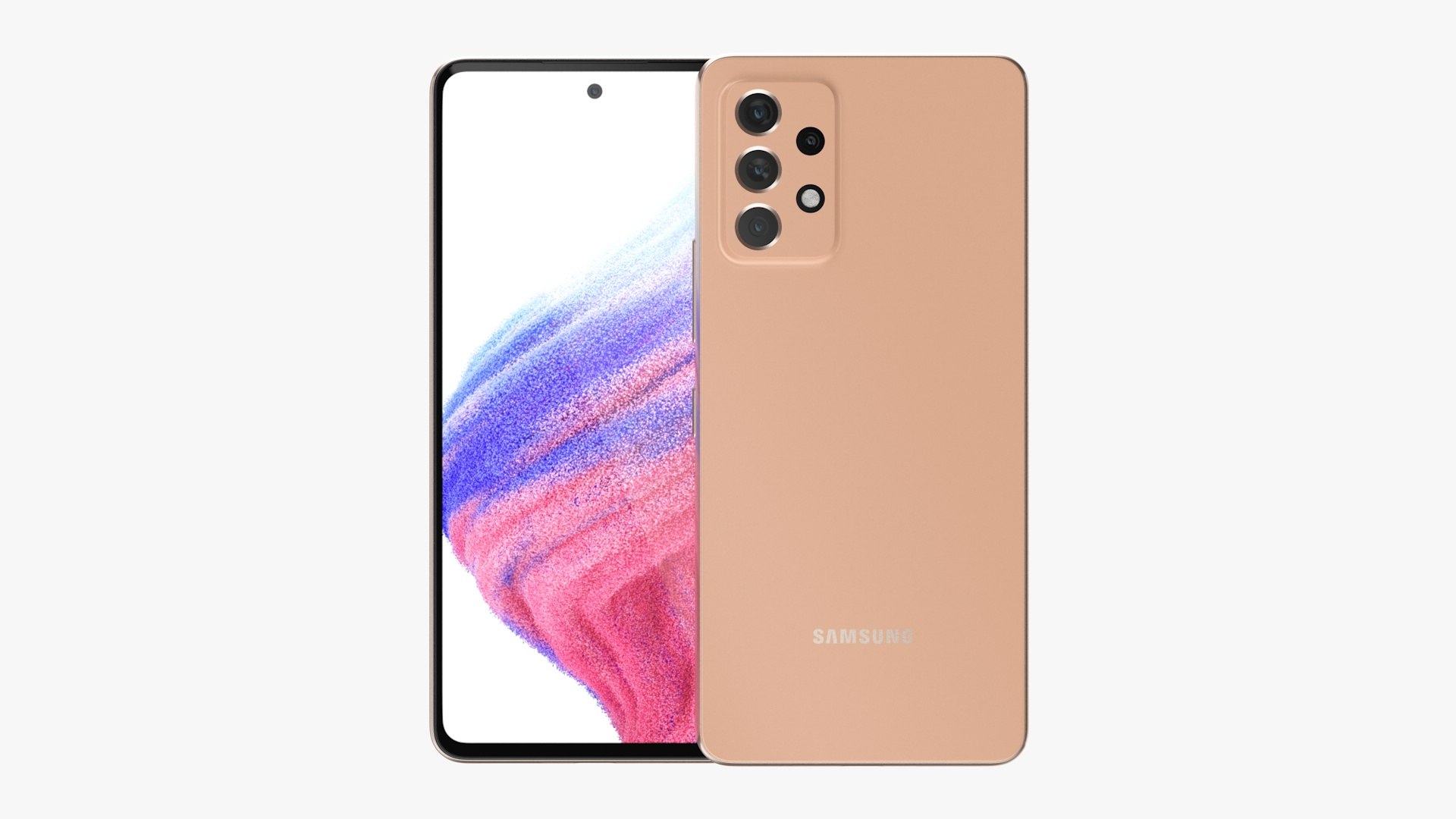 Samsung Galaxy A53 Orange 3D Model - TurboSquid 1871349