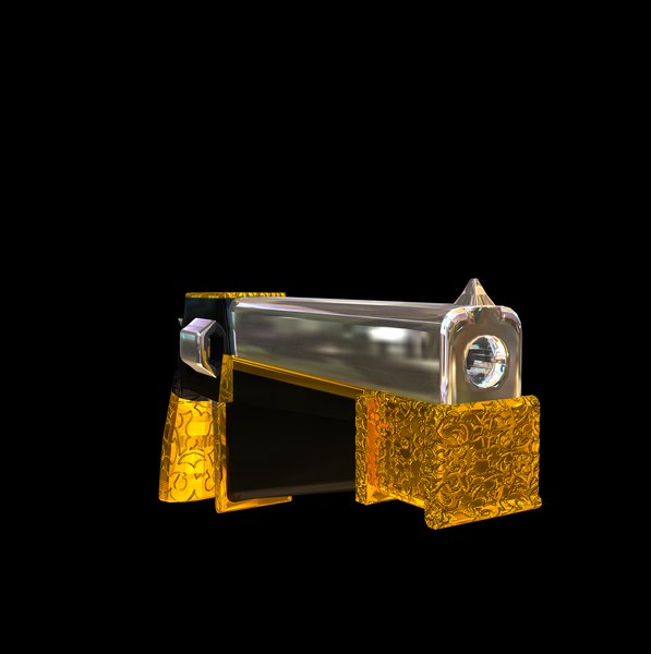 3D black cat gun 2 - TurboSquid 1831061