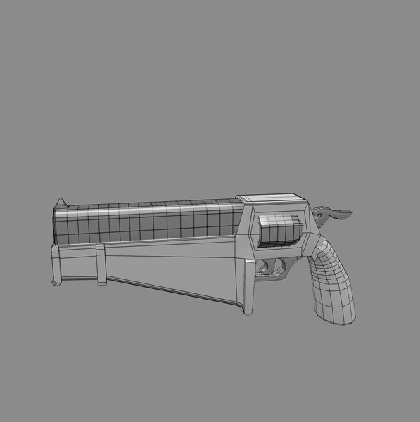 3D black cat gun 2 - TurboSquid 1831061