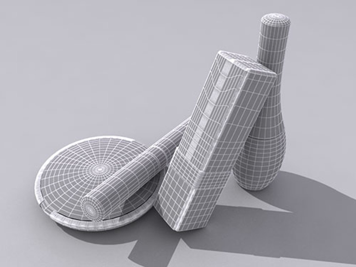 3d Model Of Makeup Cosmetics