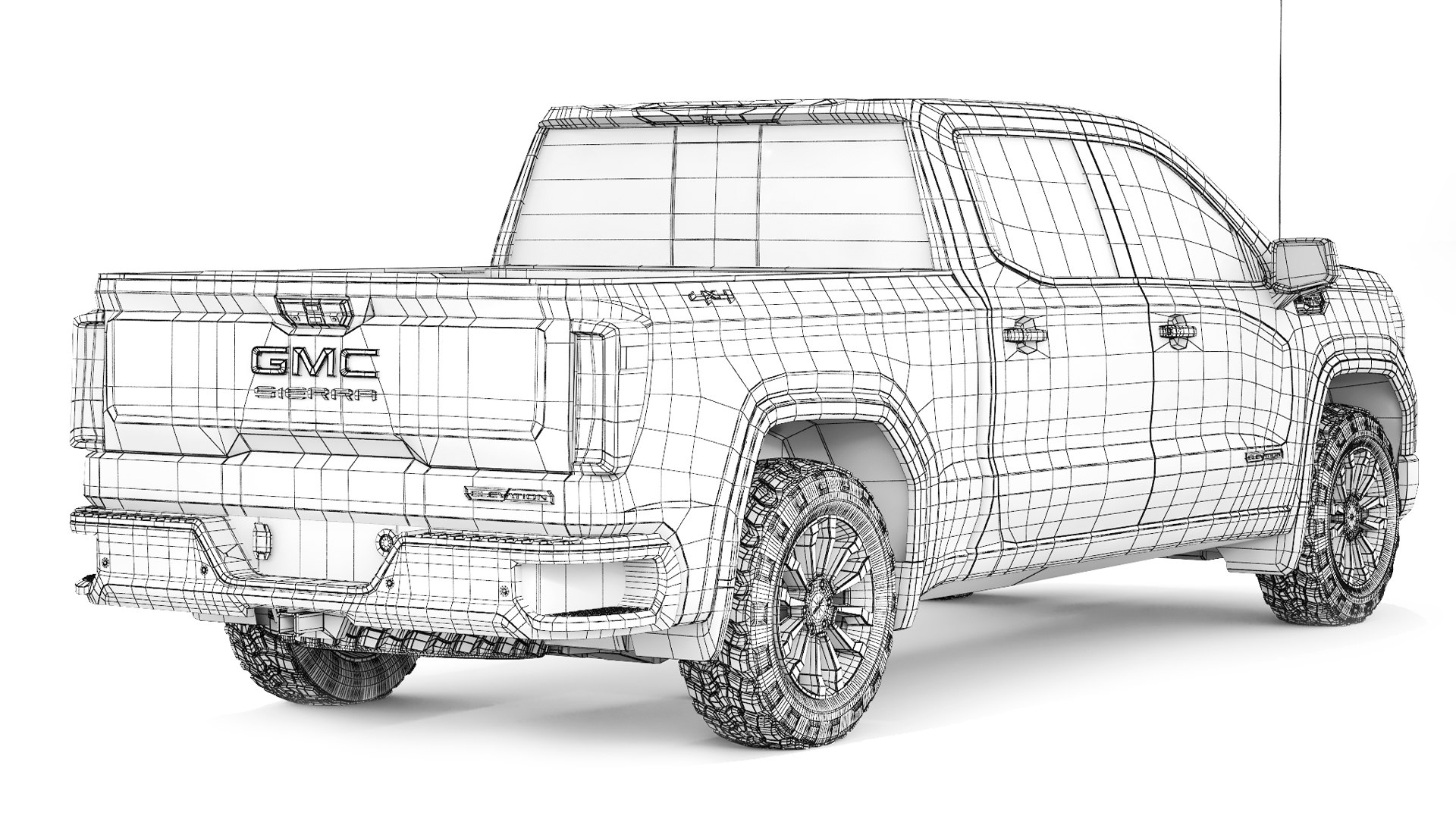 3D GMC Sierra 1500 Elevation 2020 Model - TurboSquid 2068083
