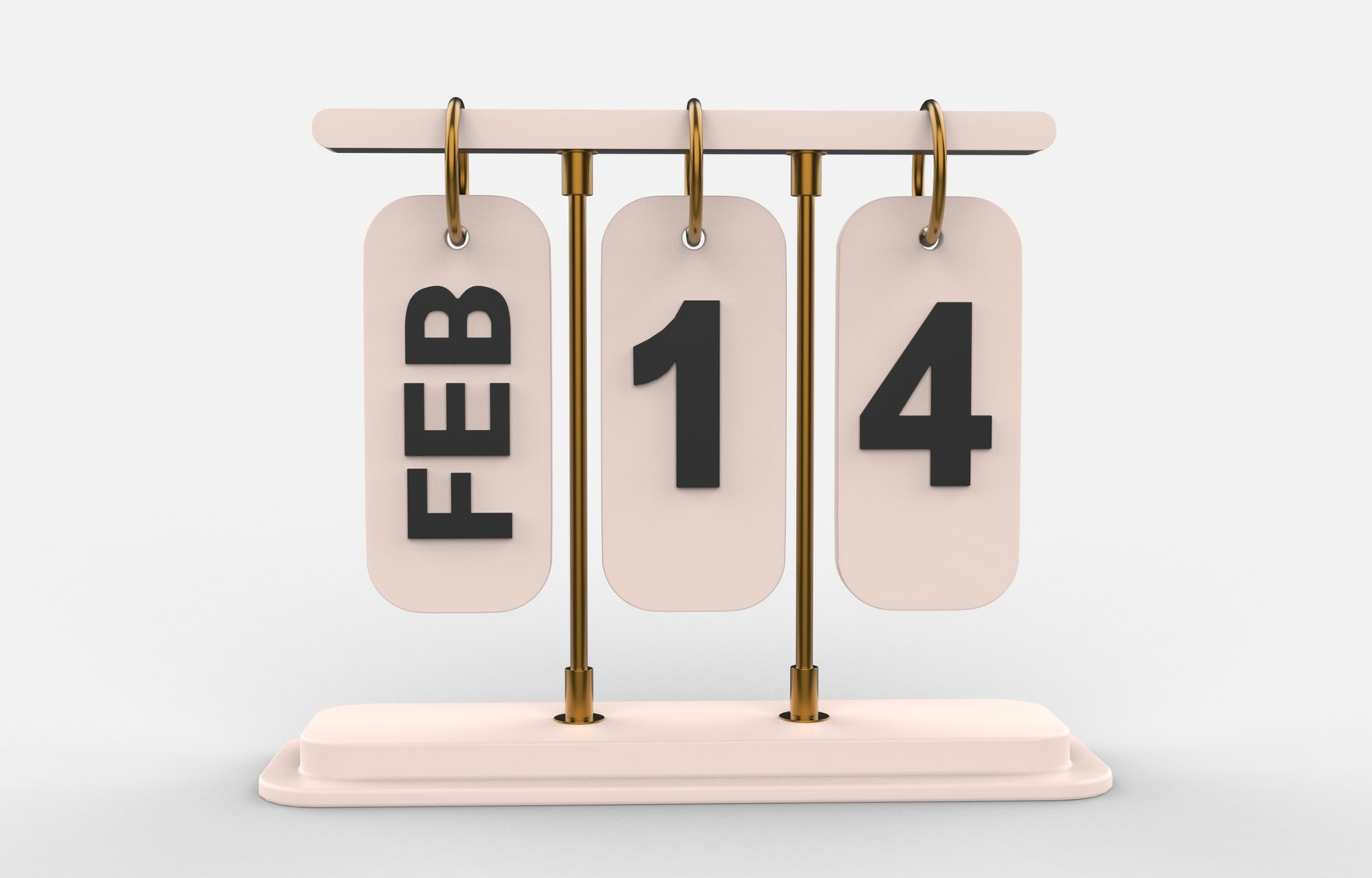 3D Desk Calendar Model 3D Model Model - TurboSquid 2337976