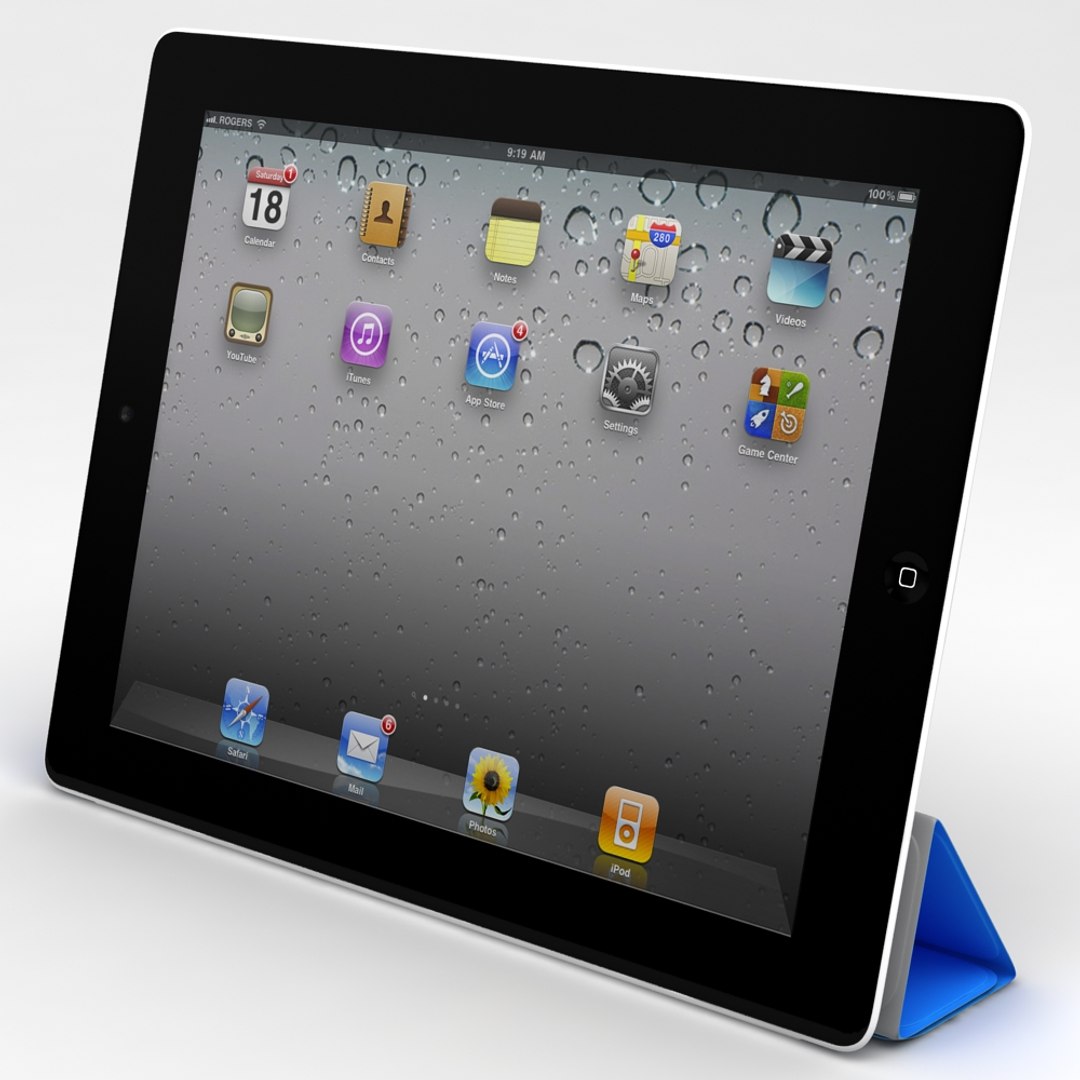 apple ipad 2 3g 3d max