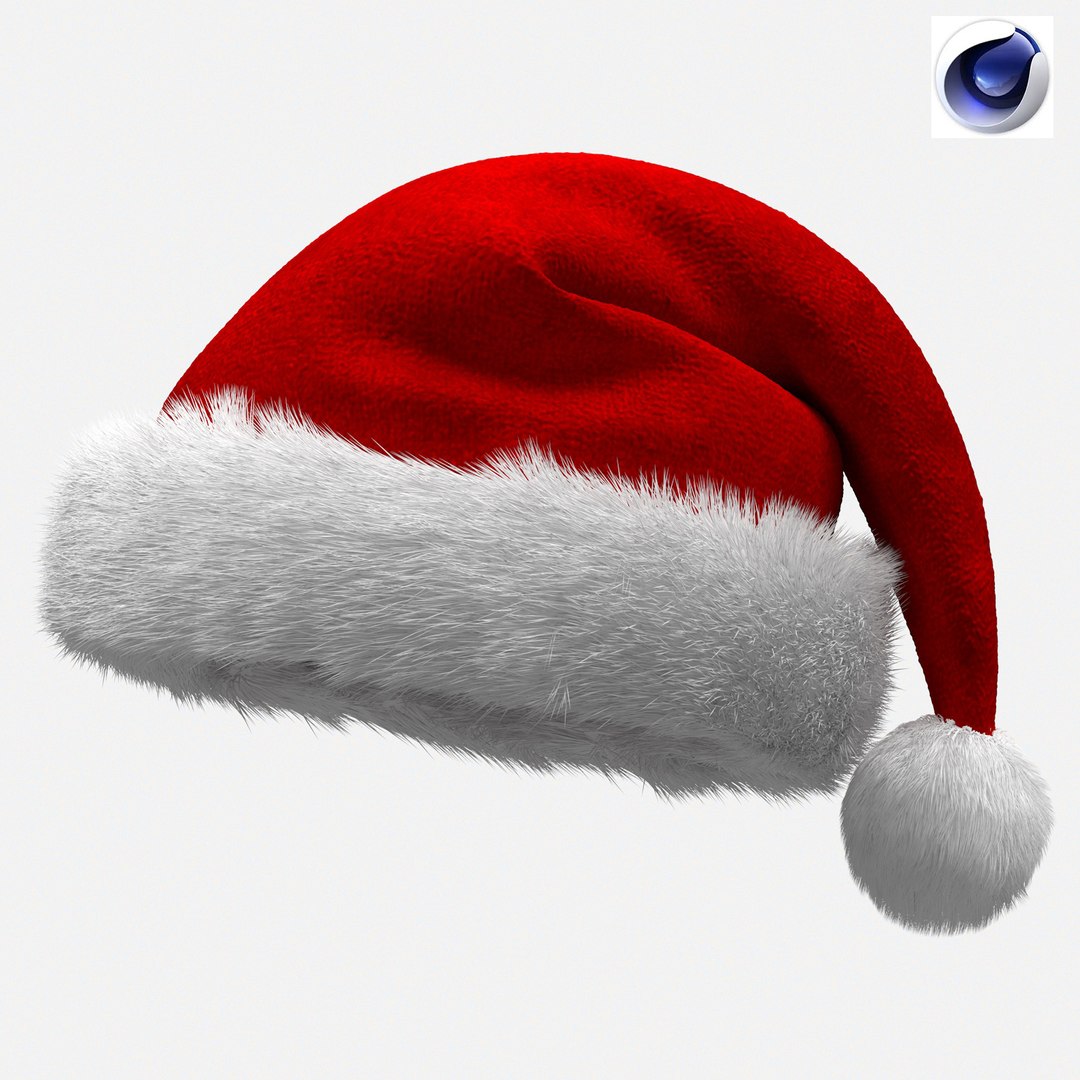 Christmas Hat Set 3D Model - TurboSquid 1482437