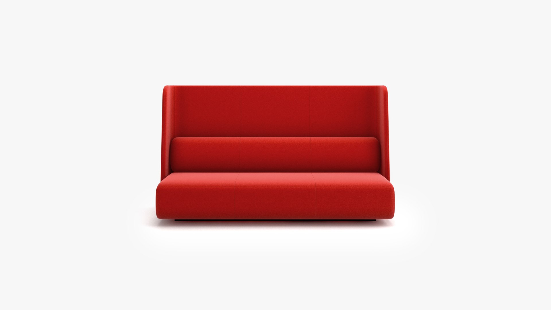 3D model Bernhardt Design CODE Three Seat Sofa with Standard Wall ...