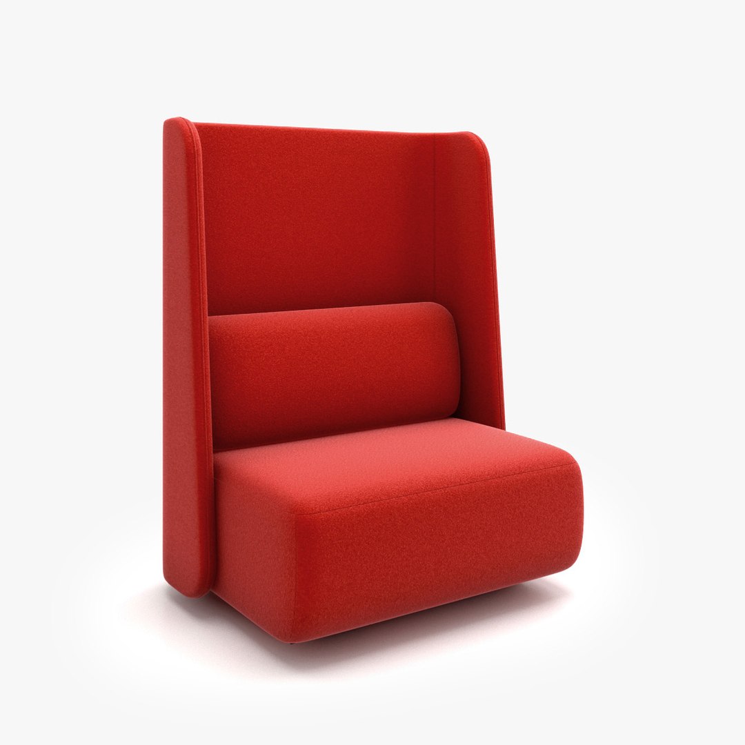 3D model Bernhardt Design CODE Lounge with Angled Wall - TurboSquid 2058322