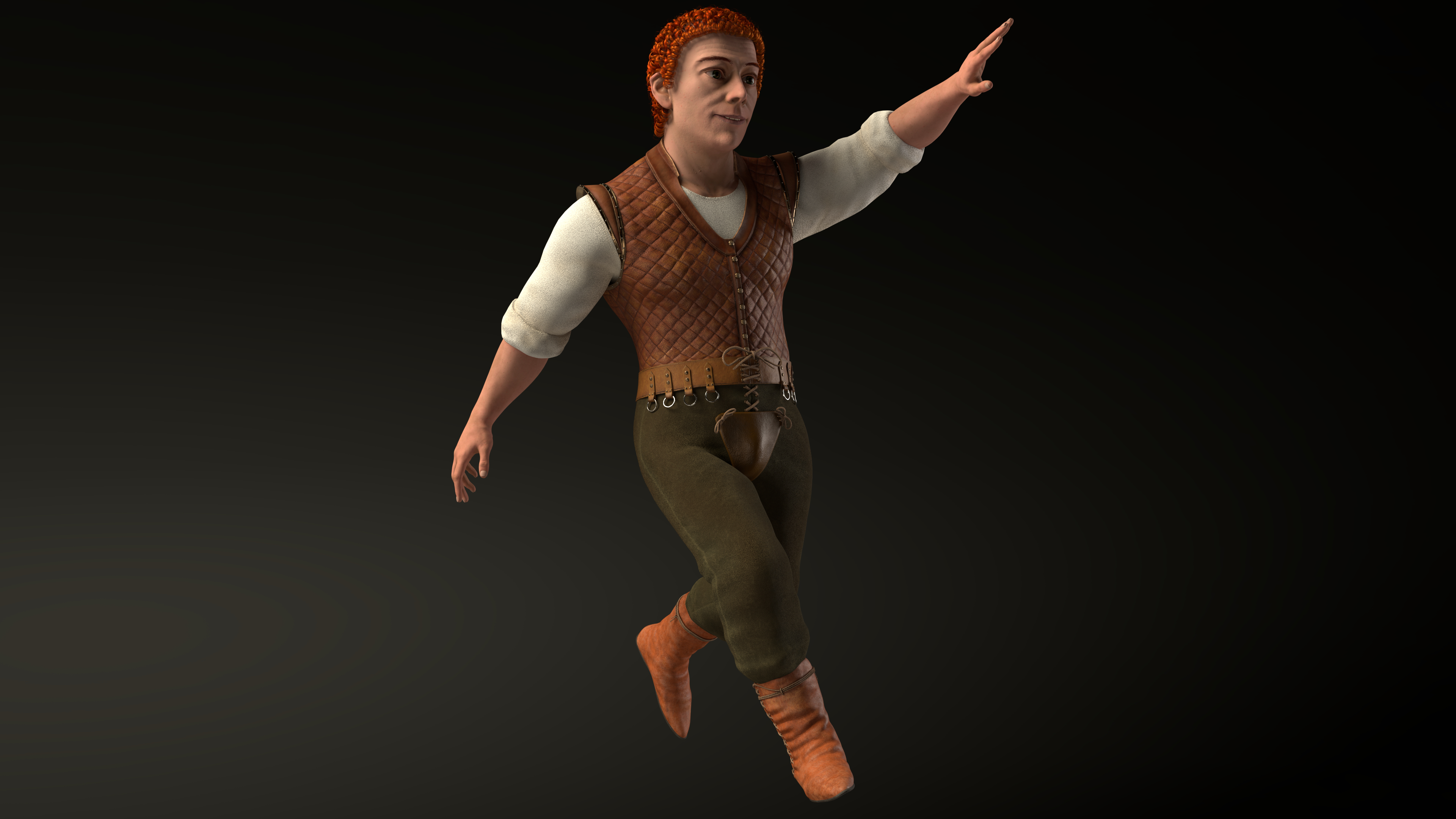 3D Halfling the Peasant - TurboSquid 1837031
