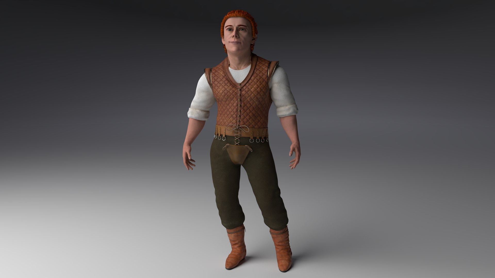 3D Halfling The Peasant - TurboSquid 1837031