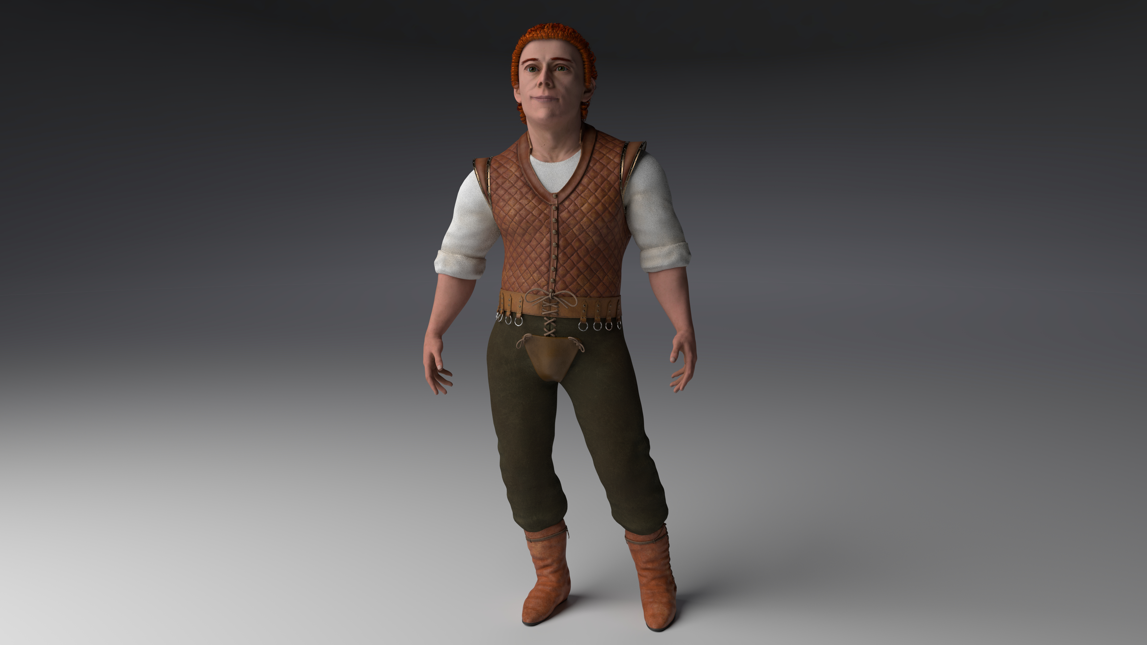 3D Halfling the Peasant - TurboSquid 1837031